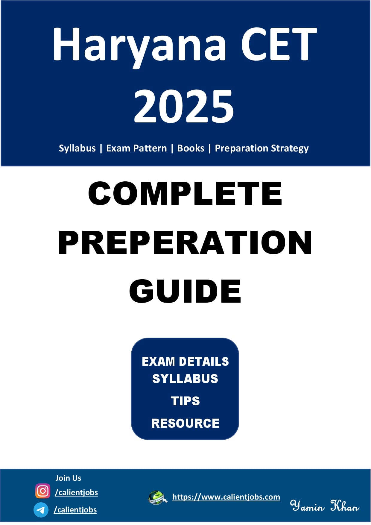 Haryana CET Syllabus & Exam Pattern Group C & D 2025 - Calient Jobs